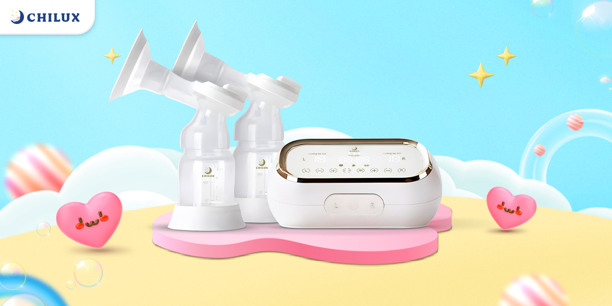 Máy hút sữa đôi Chilux XB - 8754