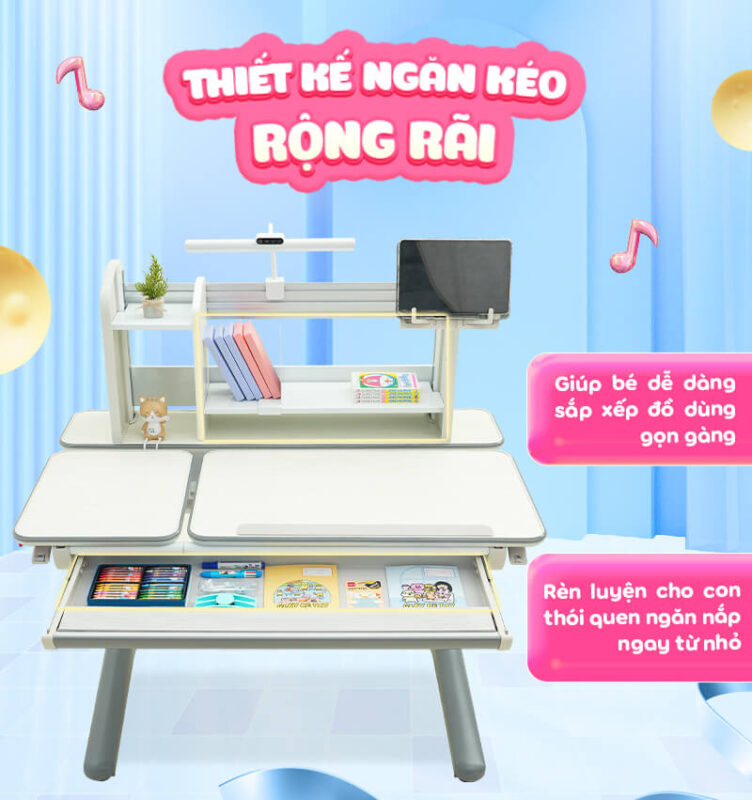 Bàn học thông minh Chilux Smart E