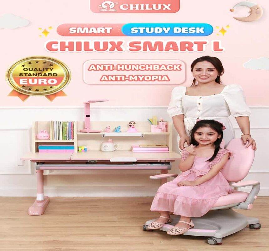 Bàn Học Chilux Smart L - Bàn Học Đẹp, Tiện Ích Đa Năng | Chilux®